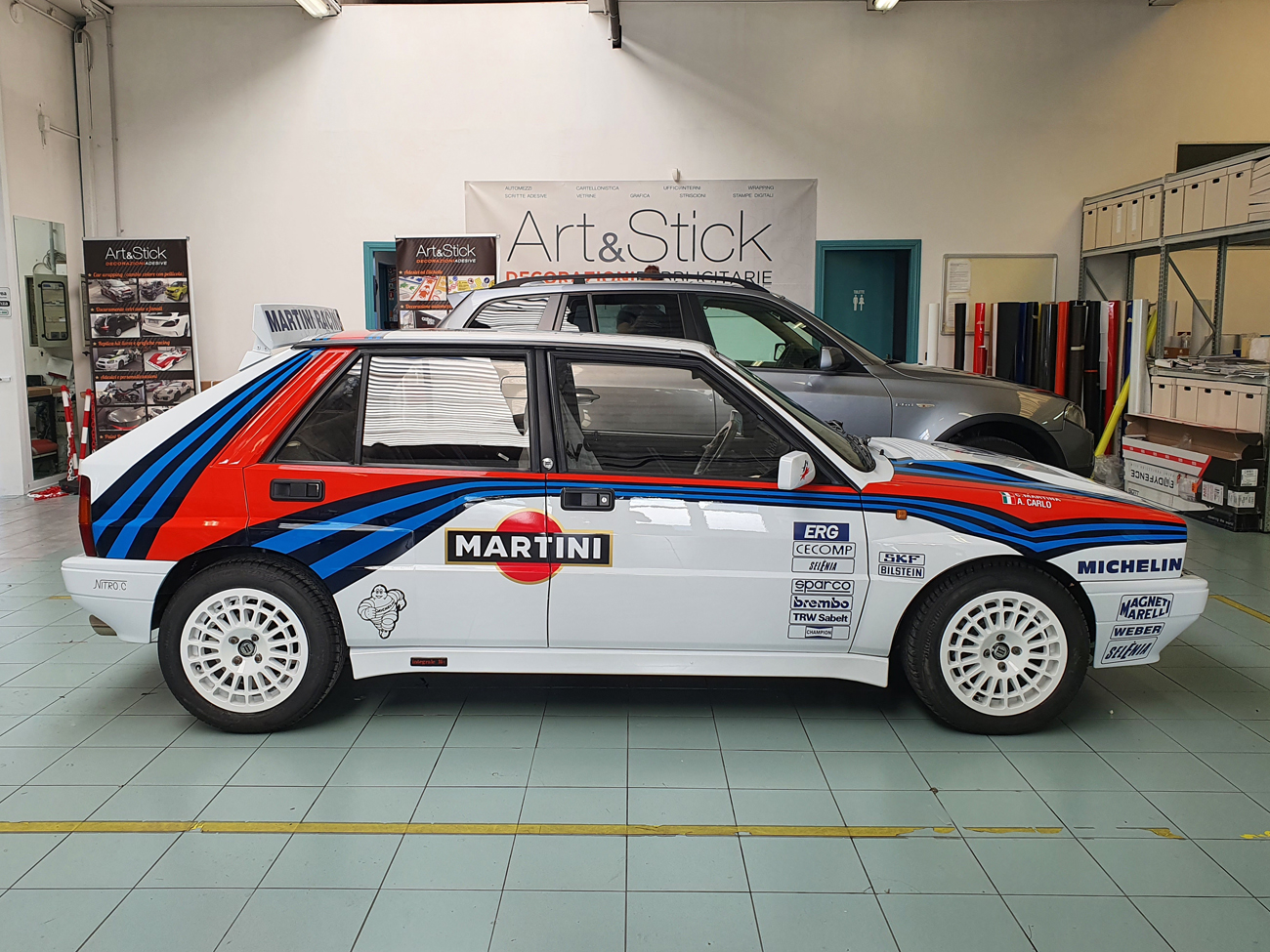 Art&Stick decorazioni adesive ⋆ Replica livrea LANCIA DELTA MARTINI RACING
